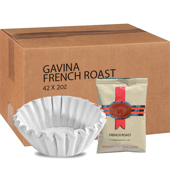 Gavina French Roast w/ Filters 42/2oz – Vista Vending Online Ordering